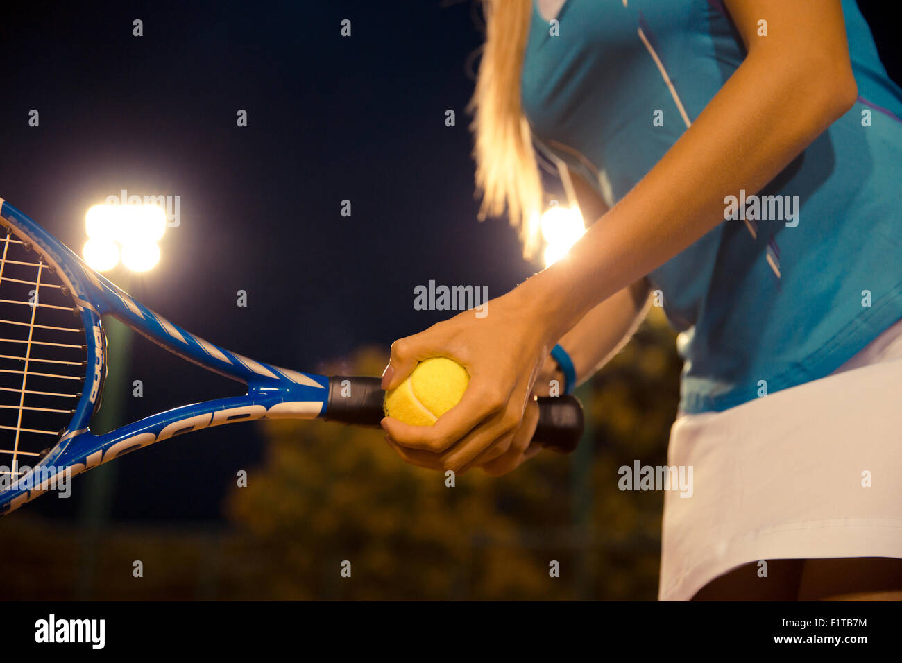 Female tennis player arms hi-res stock photography and images - Alamy