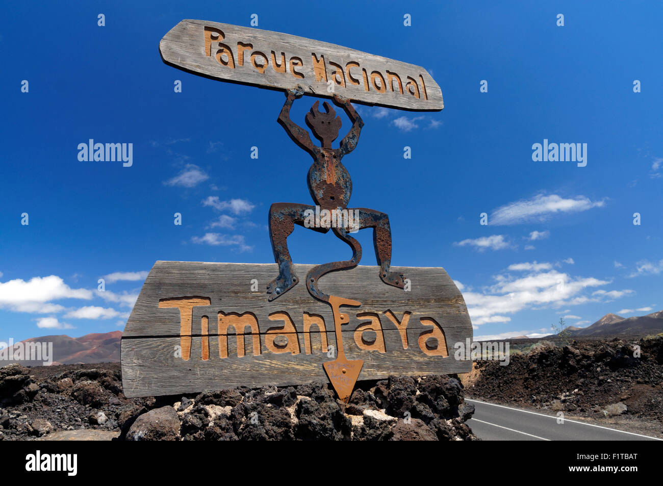 El Diablo Devil designed by Cesar Manrique, Parque Nacional De ...