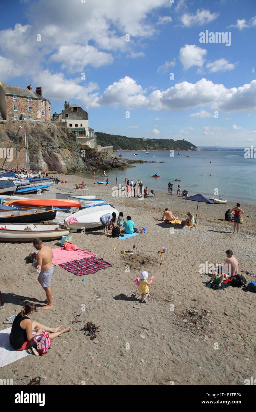 the holiday village of cawsand on the south cornwall coast Stock Photo ...