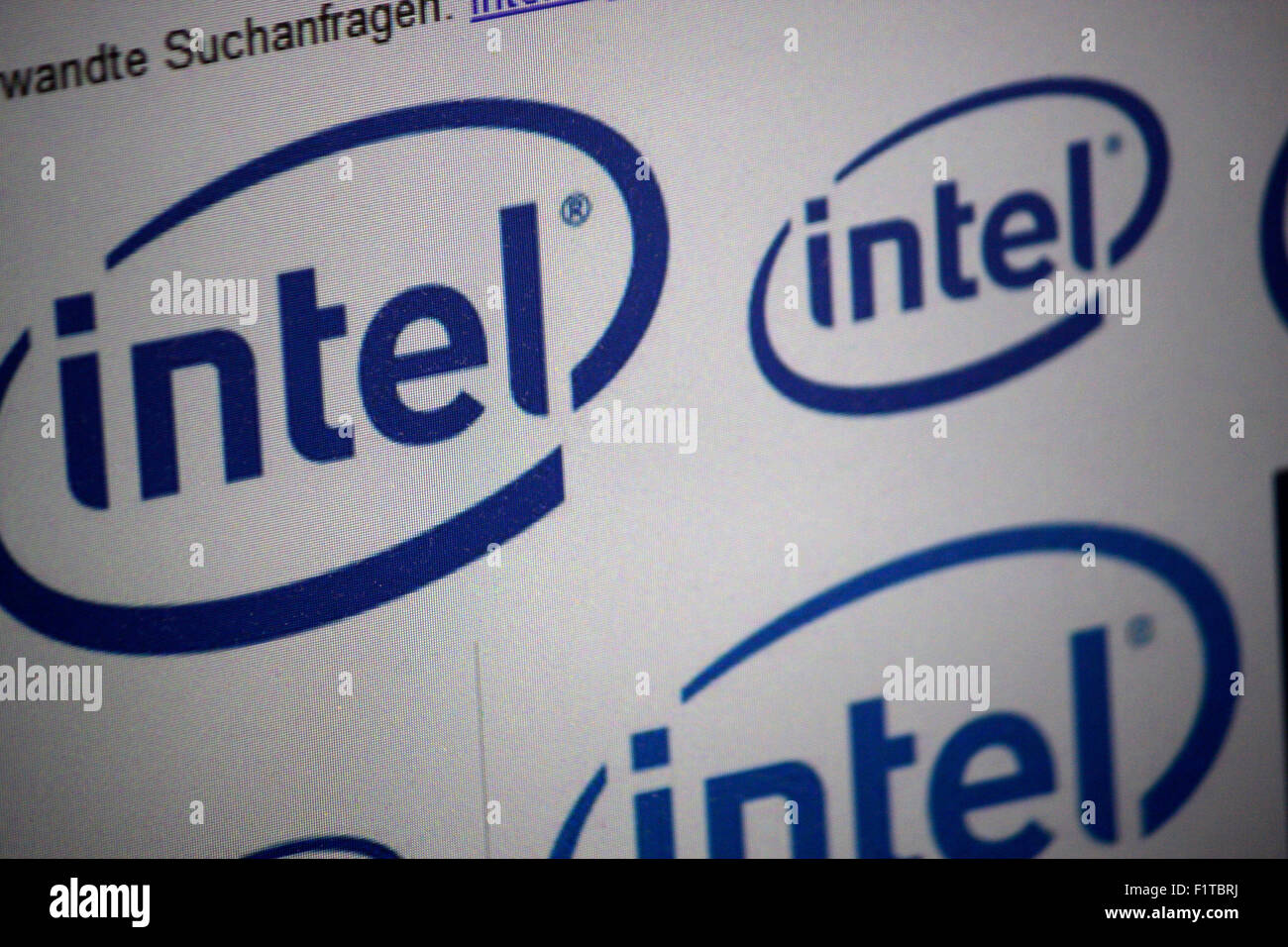 Intel logo hi-res stock photography and images - Alamy