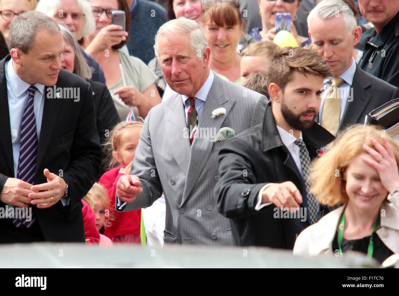 Prince Charles and Camilla, Duchess of Cornwall visit Wern Isaf house ...