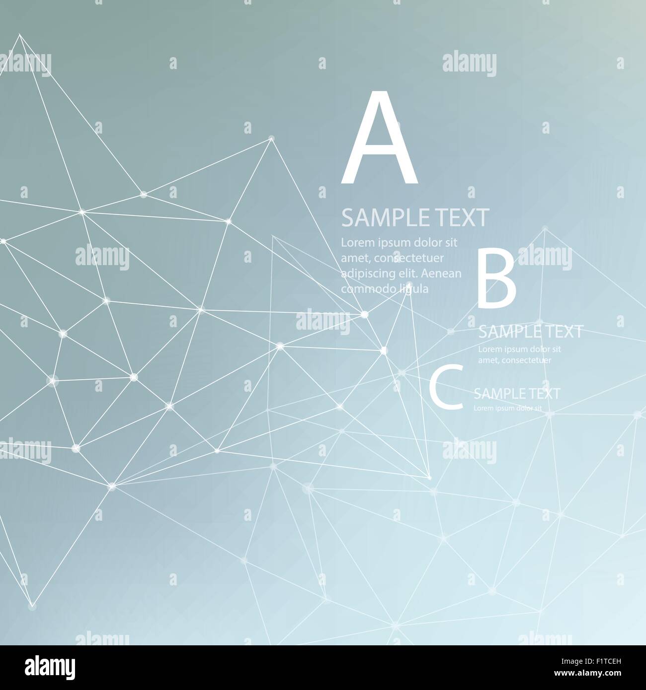 Abstract background with connection concept. Vector illustration Stock ...