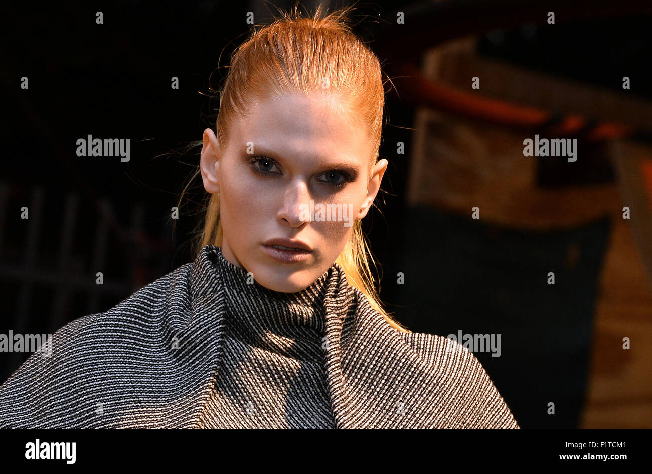 Prague, Czech Republic. 05th Sep, 2015. Rising star of modeling Niki Trefilova attends the ...