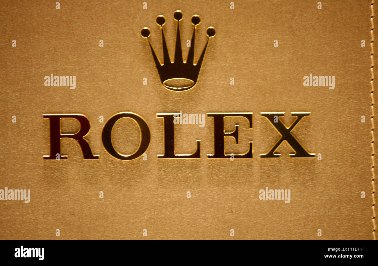 Rolex watch logo hi-res stock photography and images - Alamy