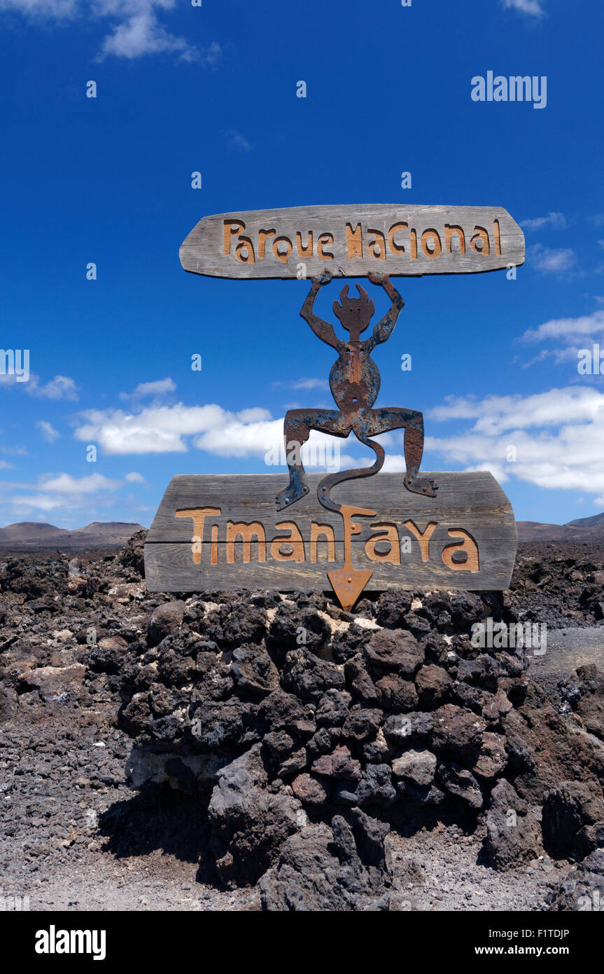 El Diablo Devil designed by Cesar Manrique, Parque Nacional De ...