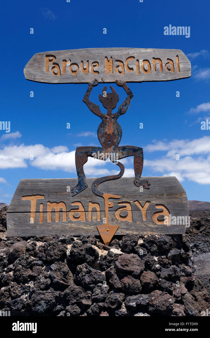 El Diablo Devil designed by Cesar Manrique, Parque Nacional De ...