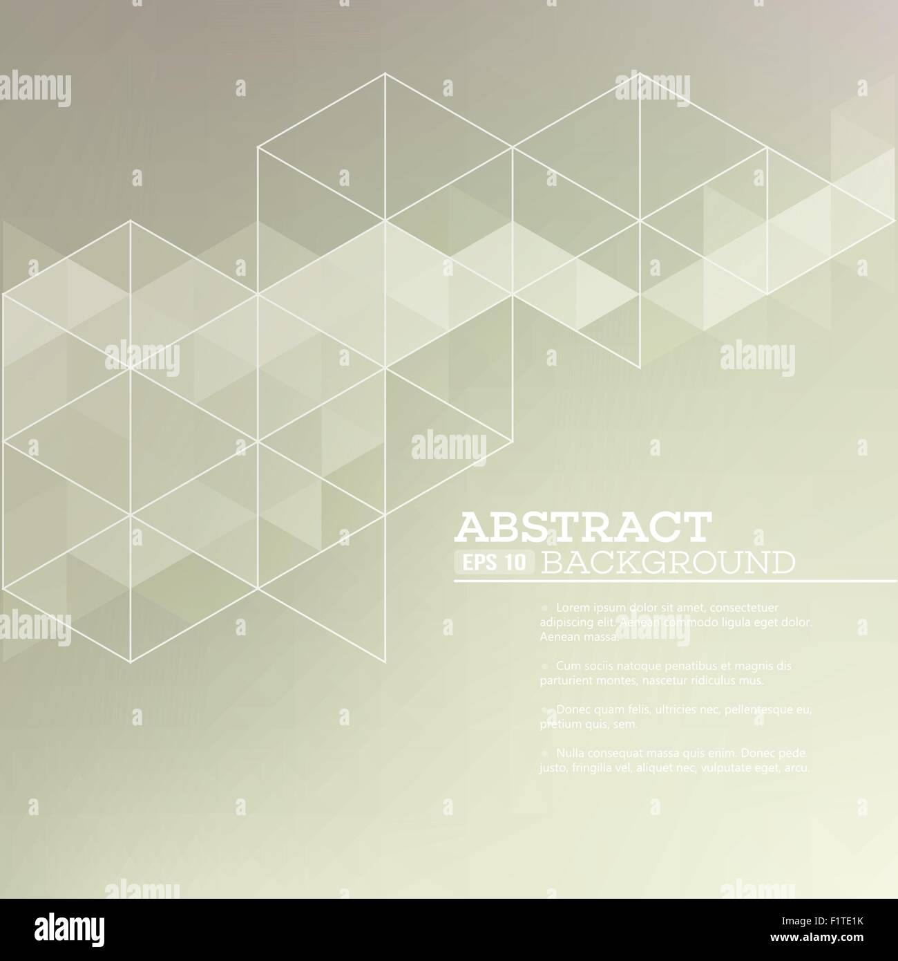 Abstract blurred background with triangles. Vector illustration Stock ...