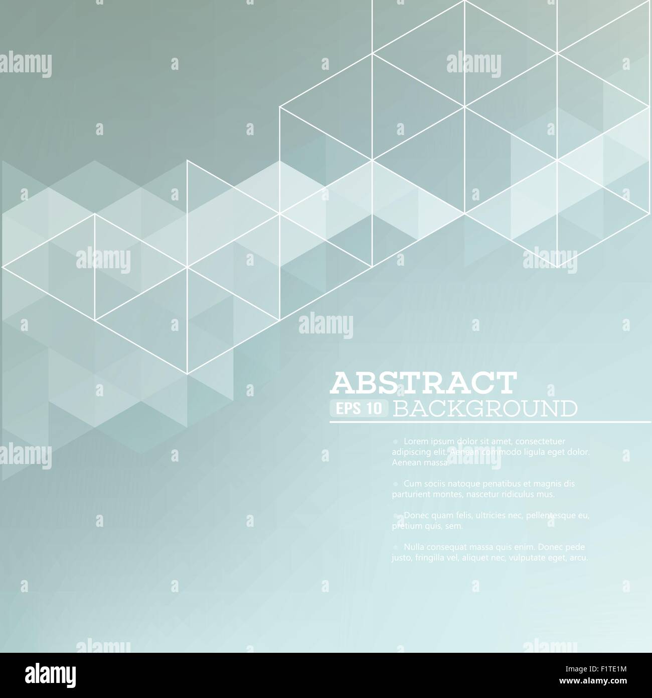 Abstract blurred background with triangles. Vector illustration Stock ...