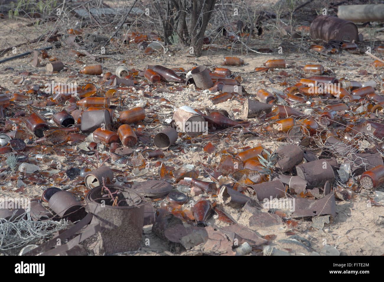 Old surface waste dump Stock Photo - Alamy