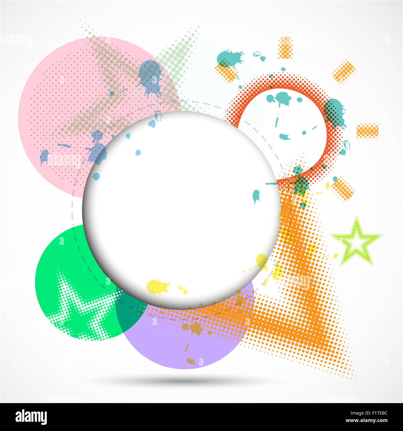 Modern Design Circle template background Stock Photo - Alamy