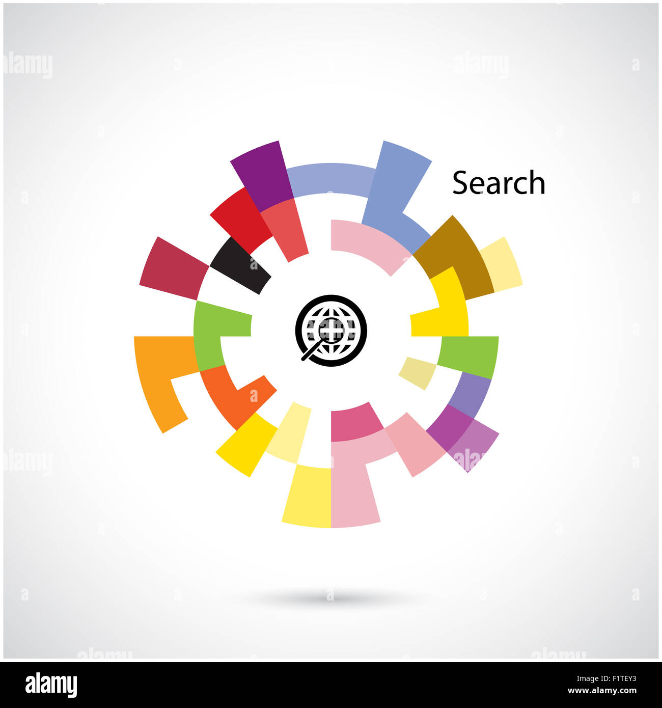 Creative circle abstract logo design template. Corporate business ...