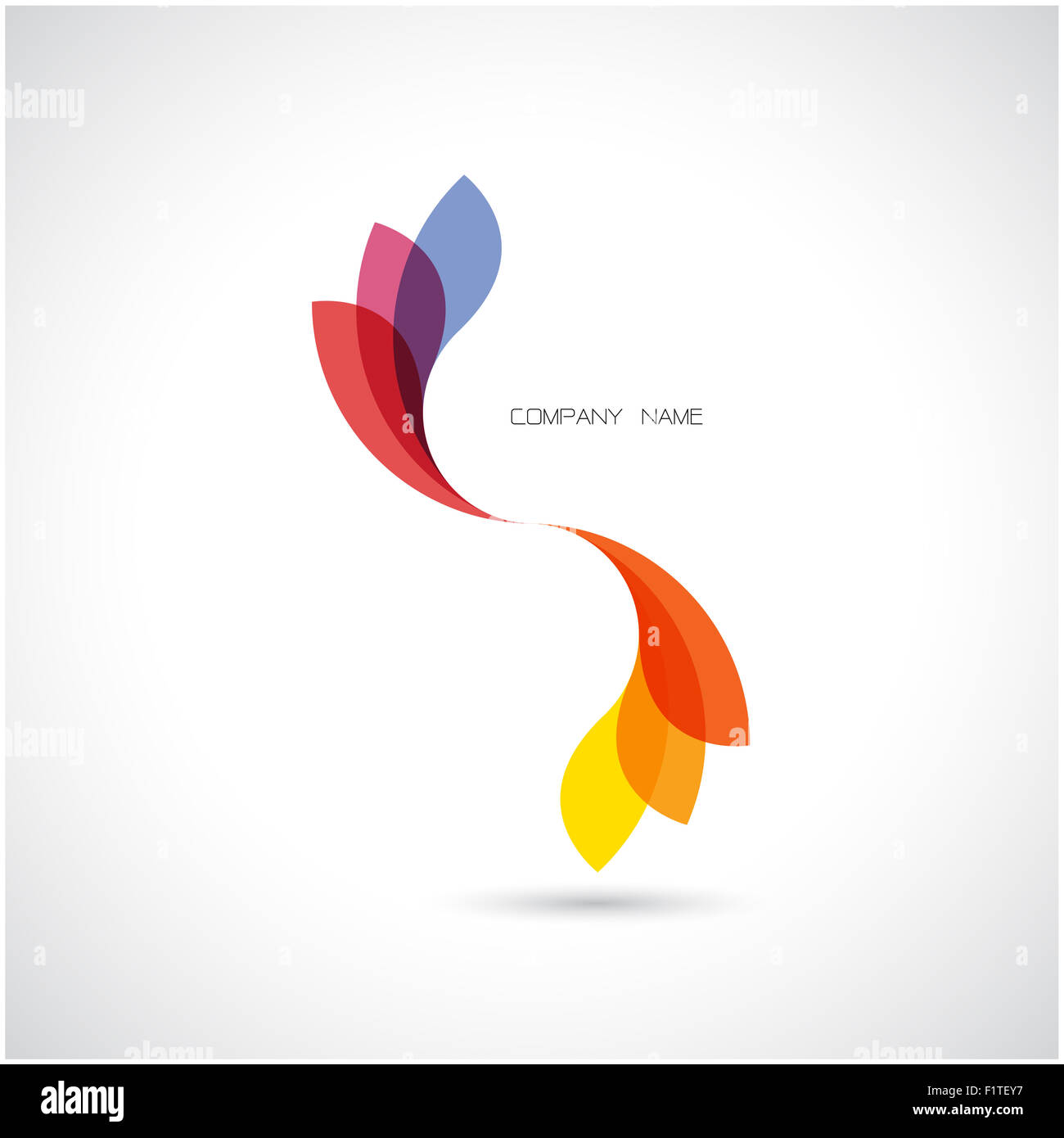 Creative abstract vector logo design template Stock Photo - Alamy