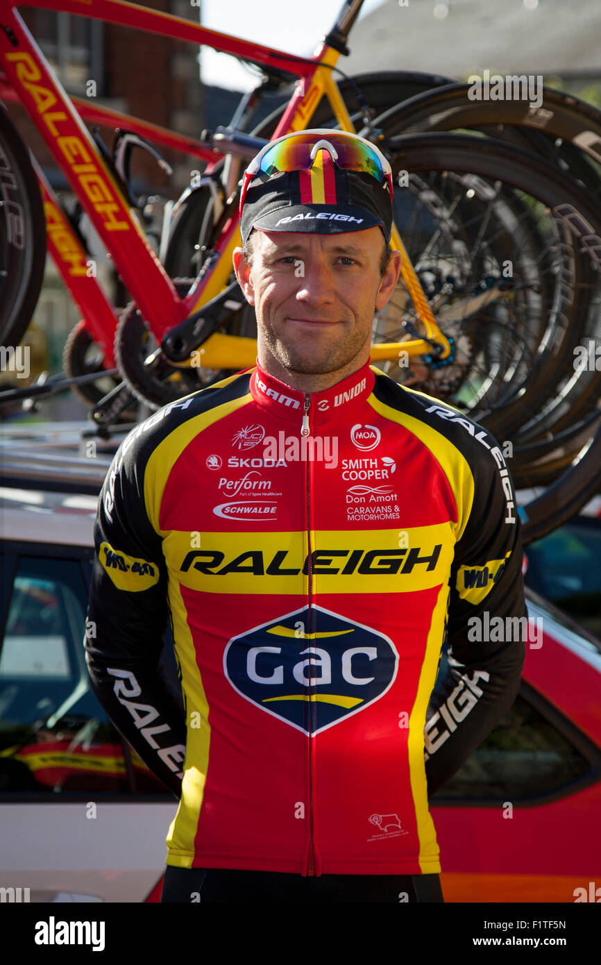 Evan Olphant, Team Raleigh, at theTour of Britain Stage 2. Ribble ...