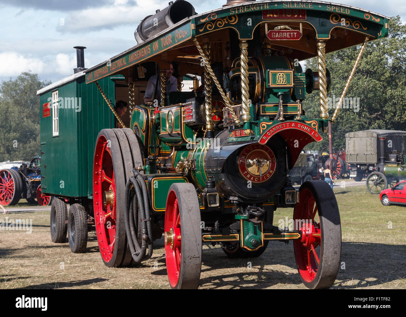 Steam Traction Engine with trailer Stock Photo - Alamy Steam Traction Engine with trailer Stock Photo - Alamy