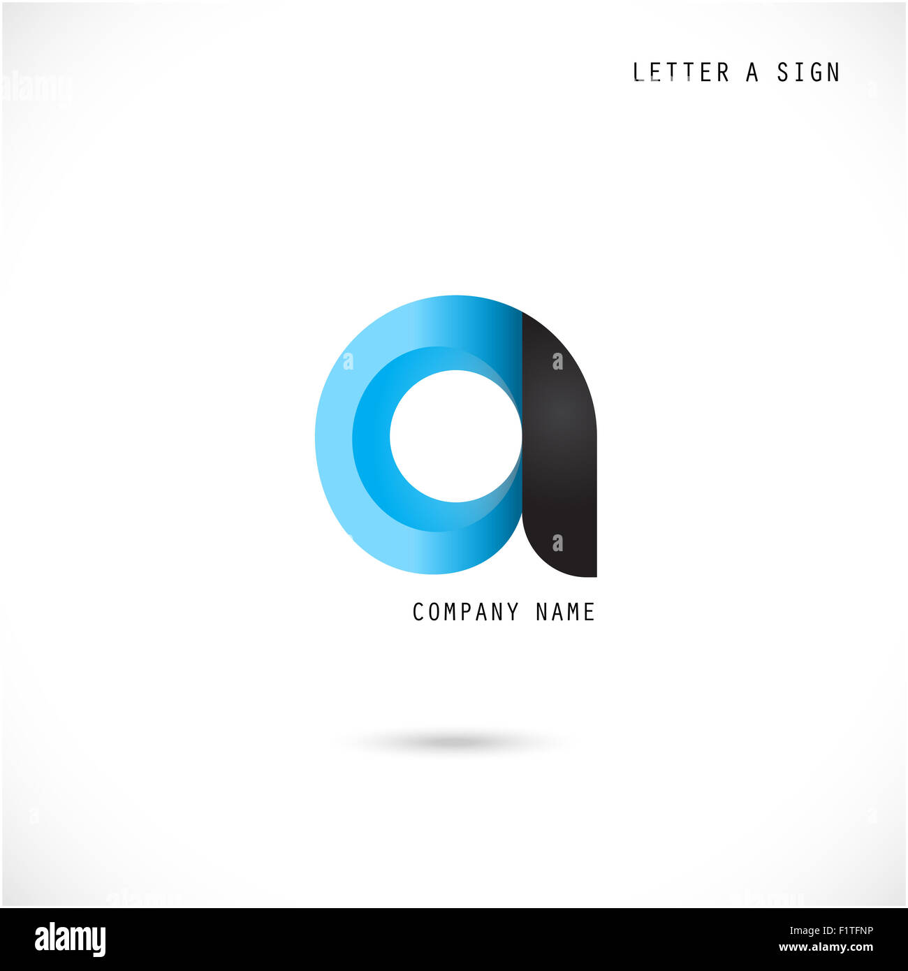 Creative letter A icon abstract logo design template. Corporate ...
