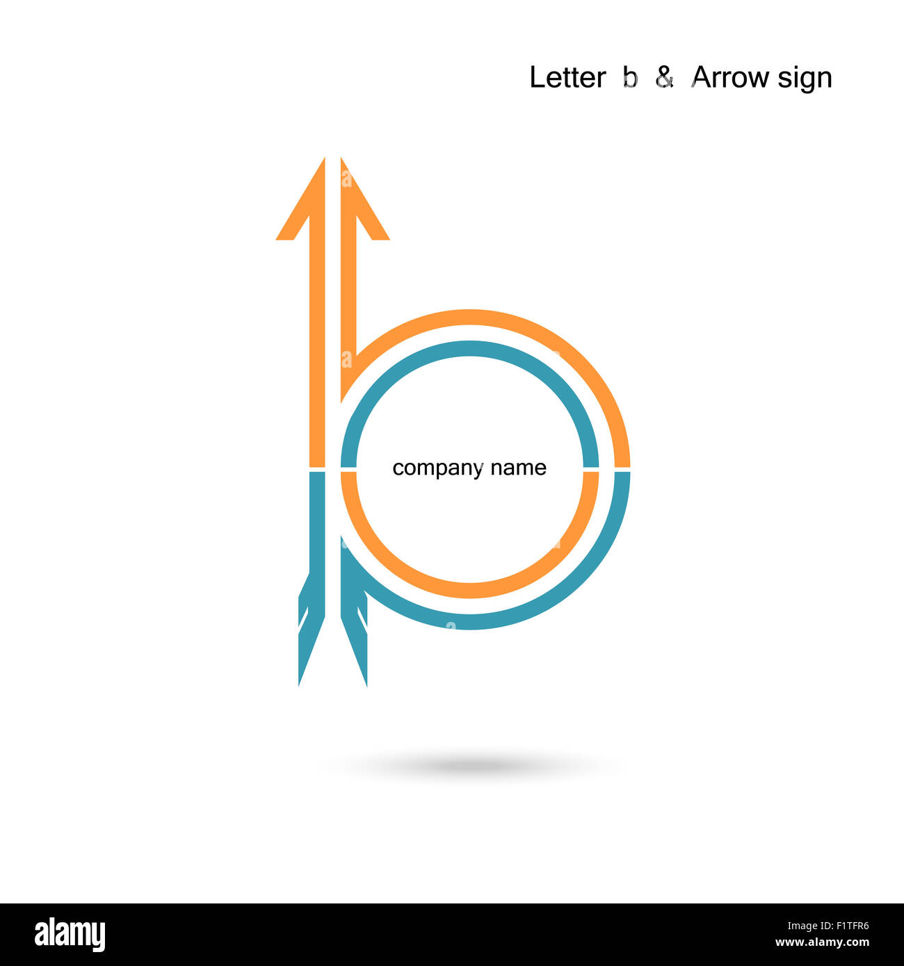 Creative letter B icon abstract logo design template. Corporate ...