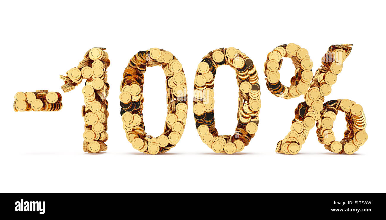 Number 100 percent icon hi-res stock photography and images - Alamy