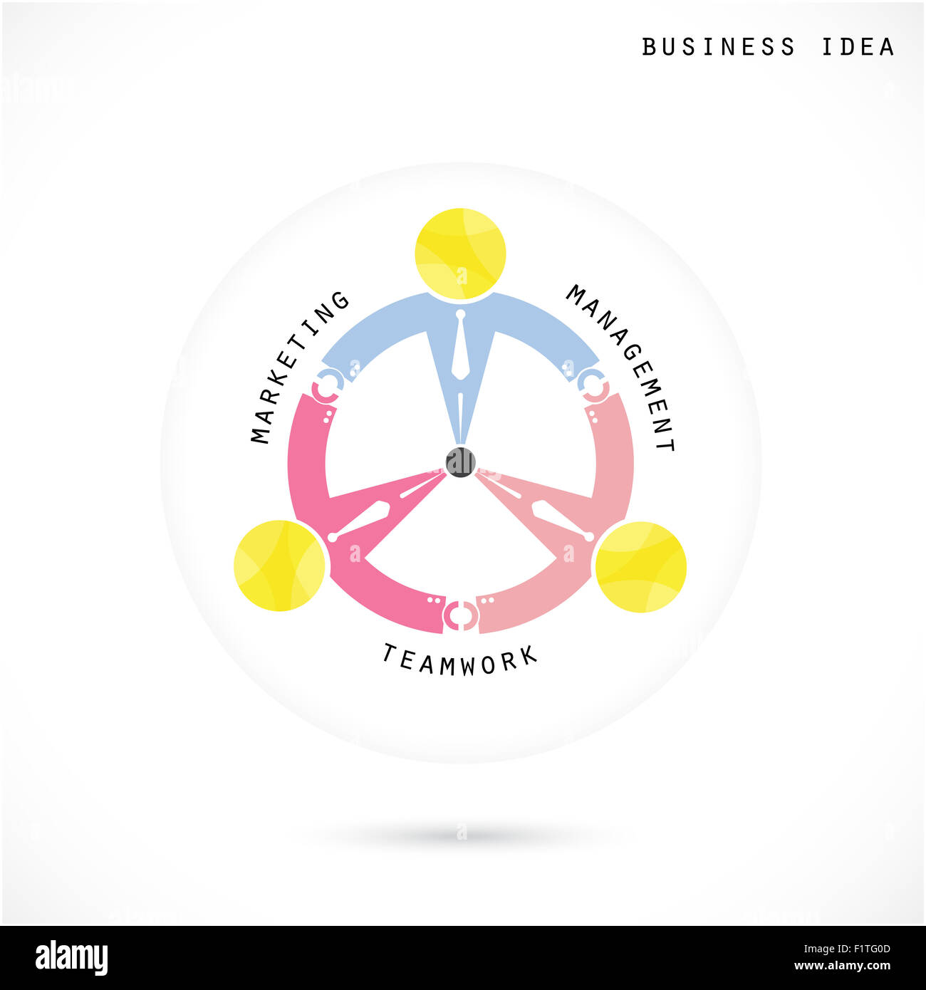 Team Partners Friends sign design template. Together union symbol of ...