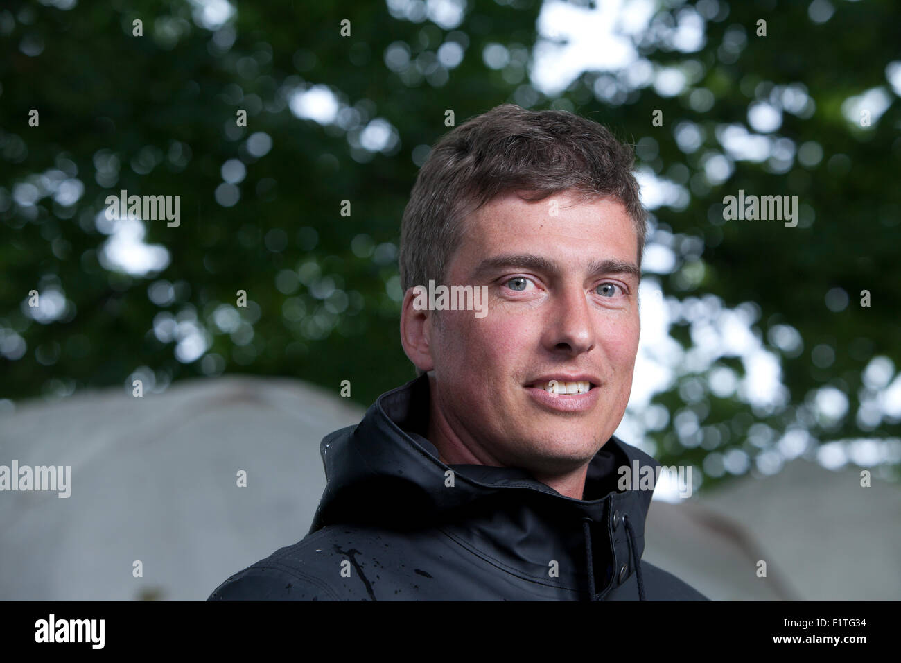 Mark Blacklock, the British author, at the Edinburgh International Book ...