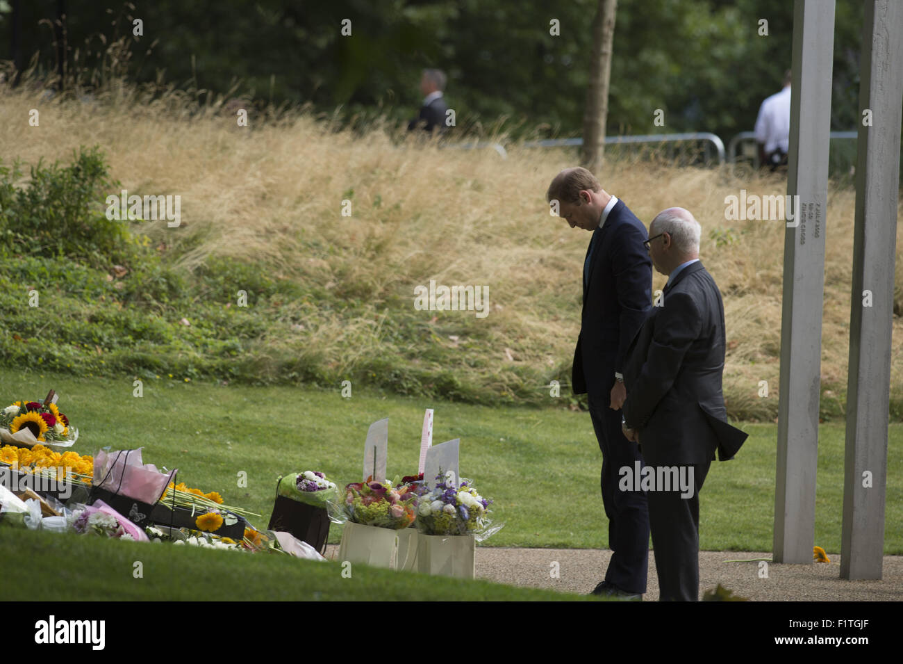 Families attend a service in memory of the 7/7 bombings in 2005 at the ...