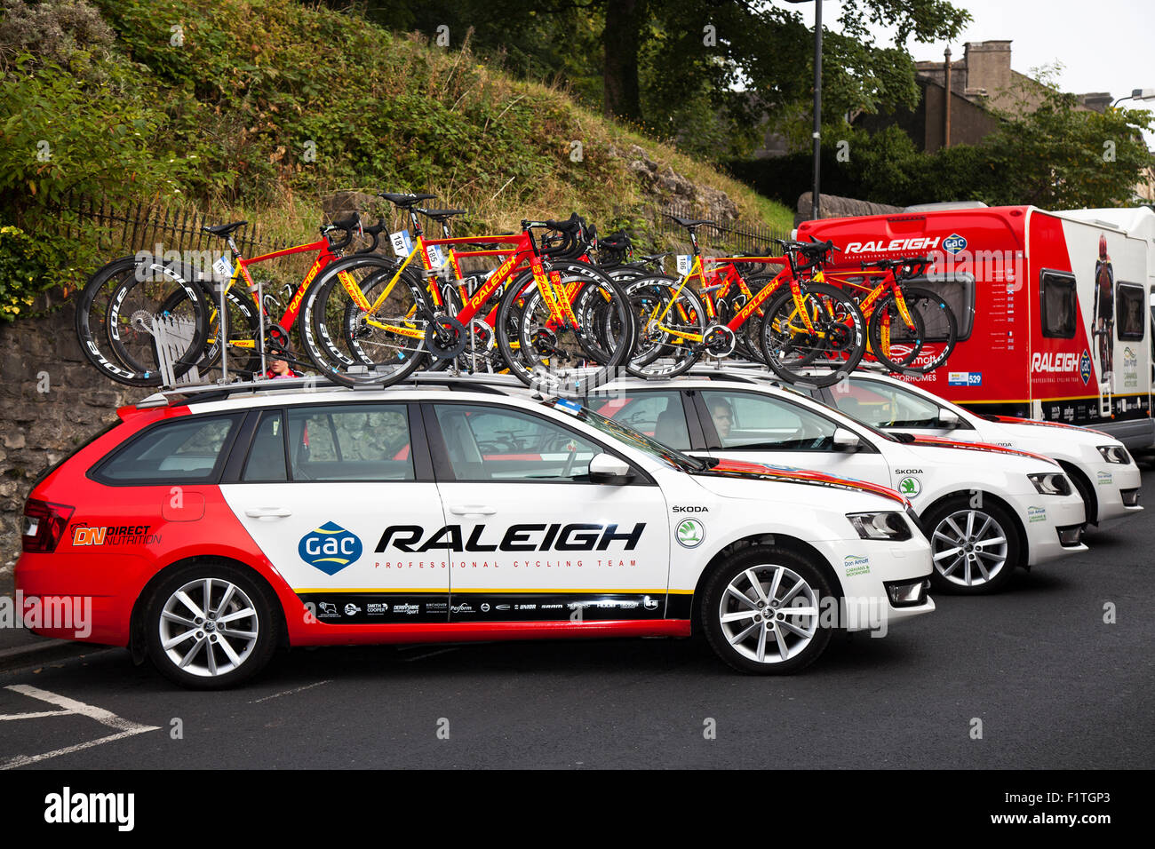Raleigh Roof-mounted cycle biike carriers used in Clitheroe, Lancashire ...