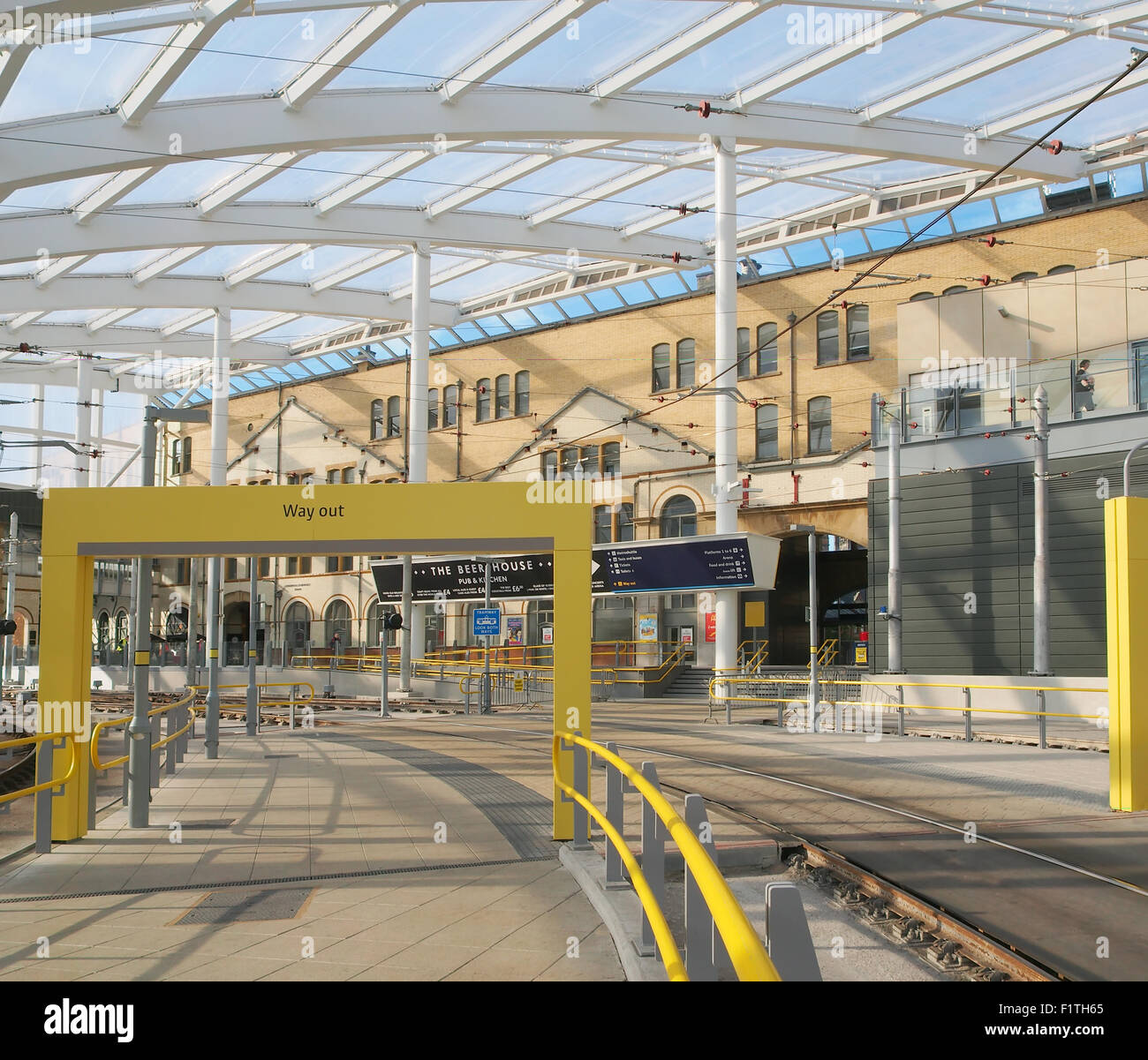 Manchester victoria metrolink station hi-res stock photography and ...