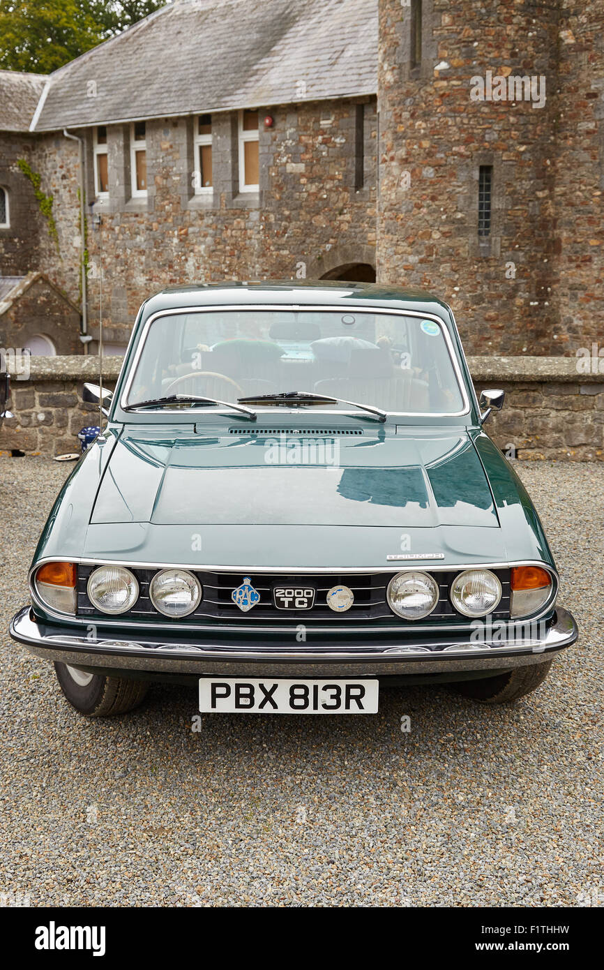 A Triumph 2000 TC at Picton castle Vintage car rally, Pembrokeshire ...