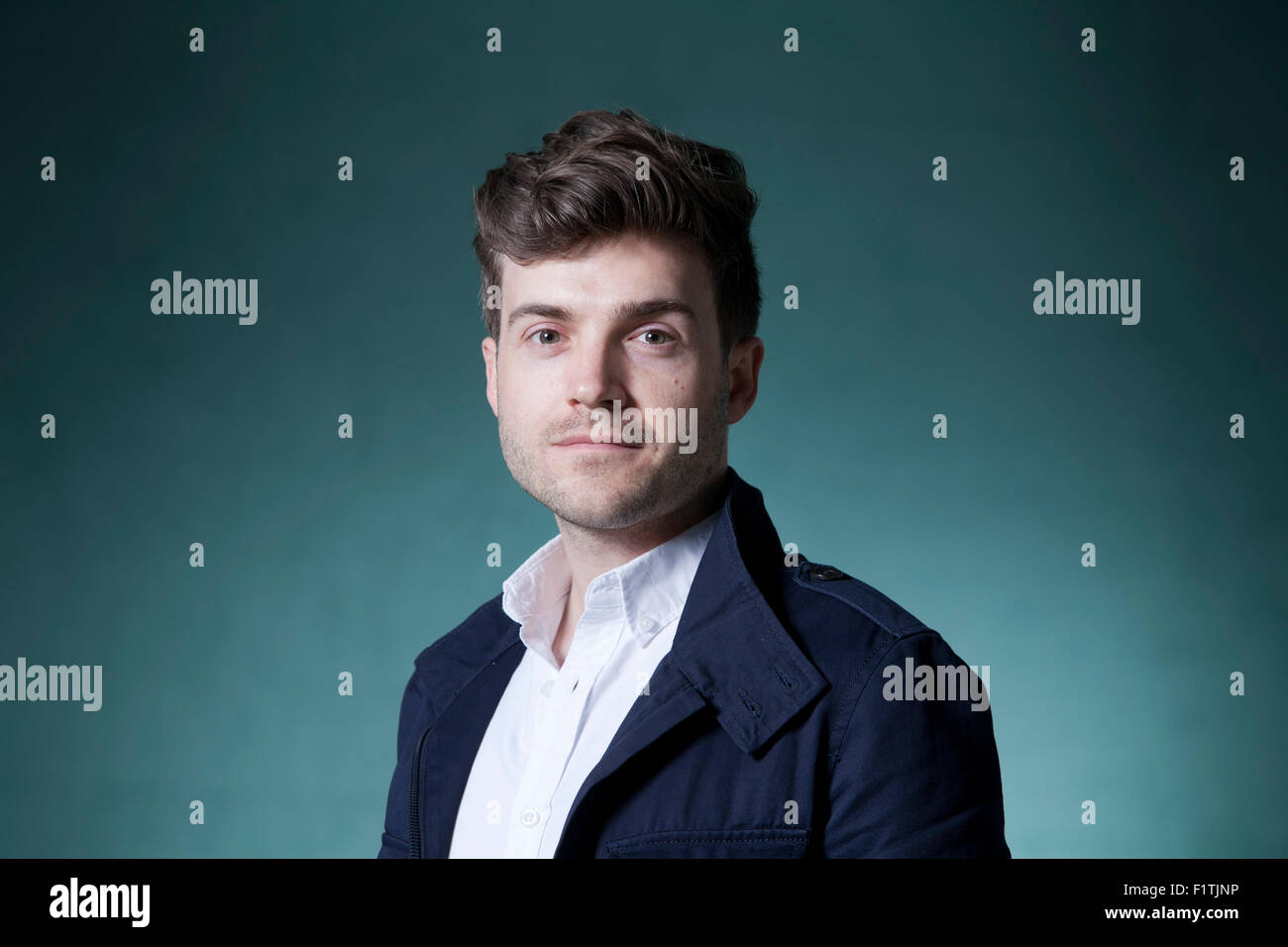 Benjamin Wood, the British novelist, at the Edinburgh International ...