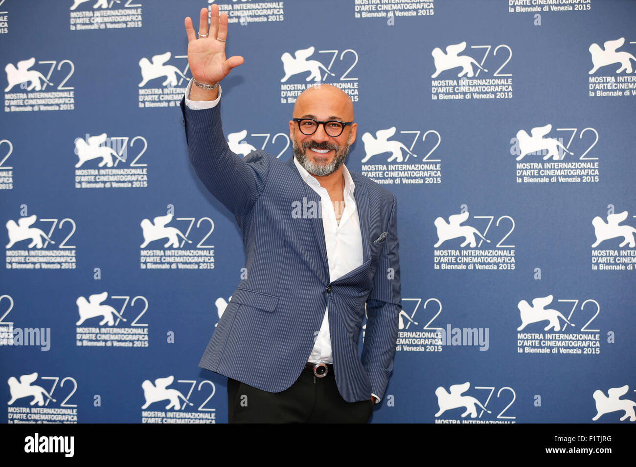 Venice, Italy. 7th Sep, 2015. Actor Amir Aghaei poses during the ...