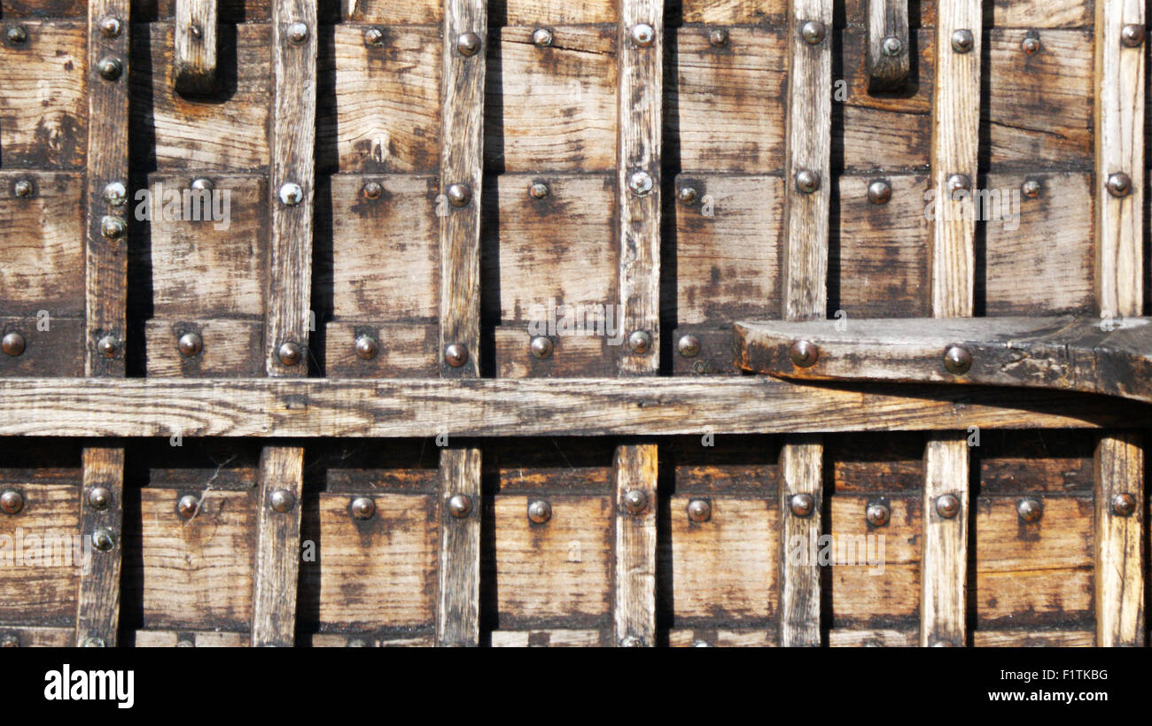 Inside the hull of an old fishing boat Stock Photo - Alamy