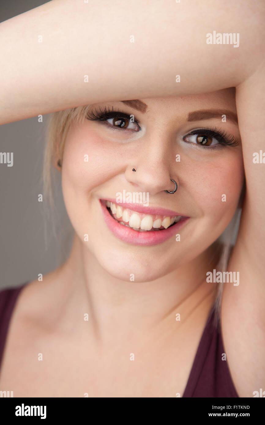Face and arm hi-res stock photography and images - Alamy