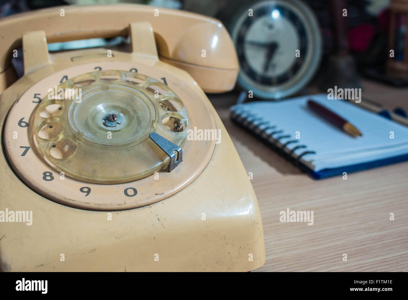 Rotary dial clock hi-res stock photography and images - Alamy