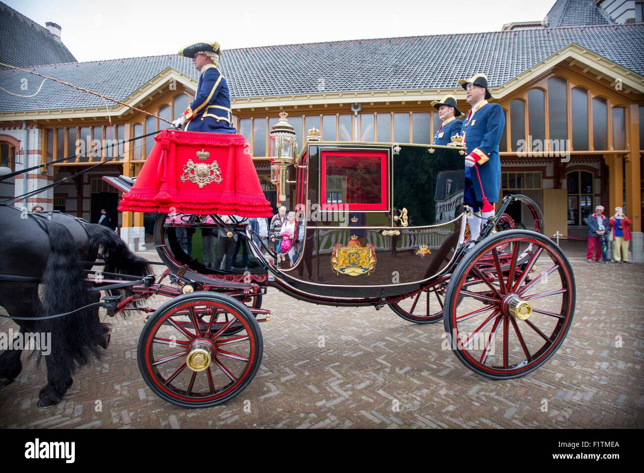 Dutch royal coach at Palace het Loo for the exhibition 'The Power of ...