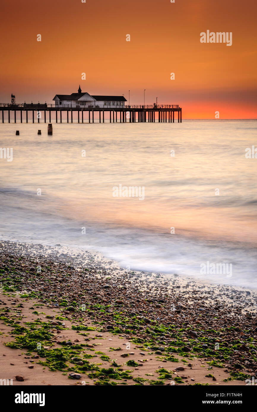 Pier shore sunrise hi-res stock photography and images - Alamy