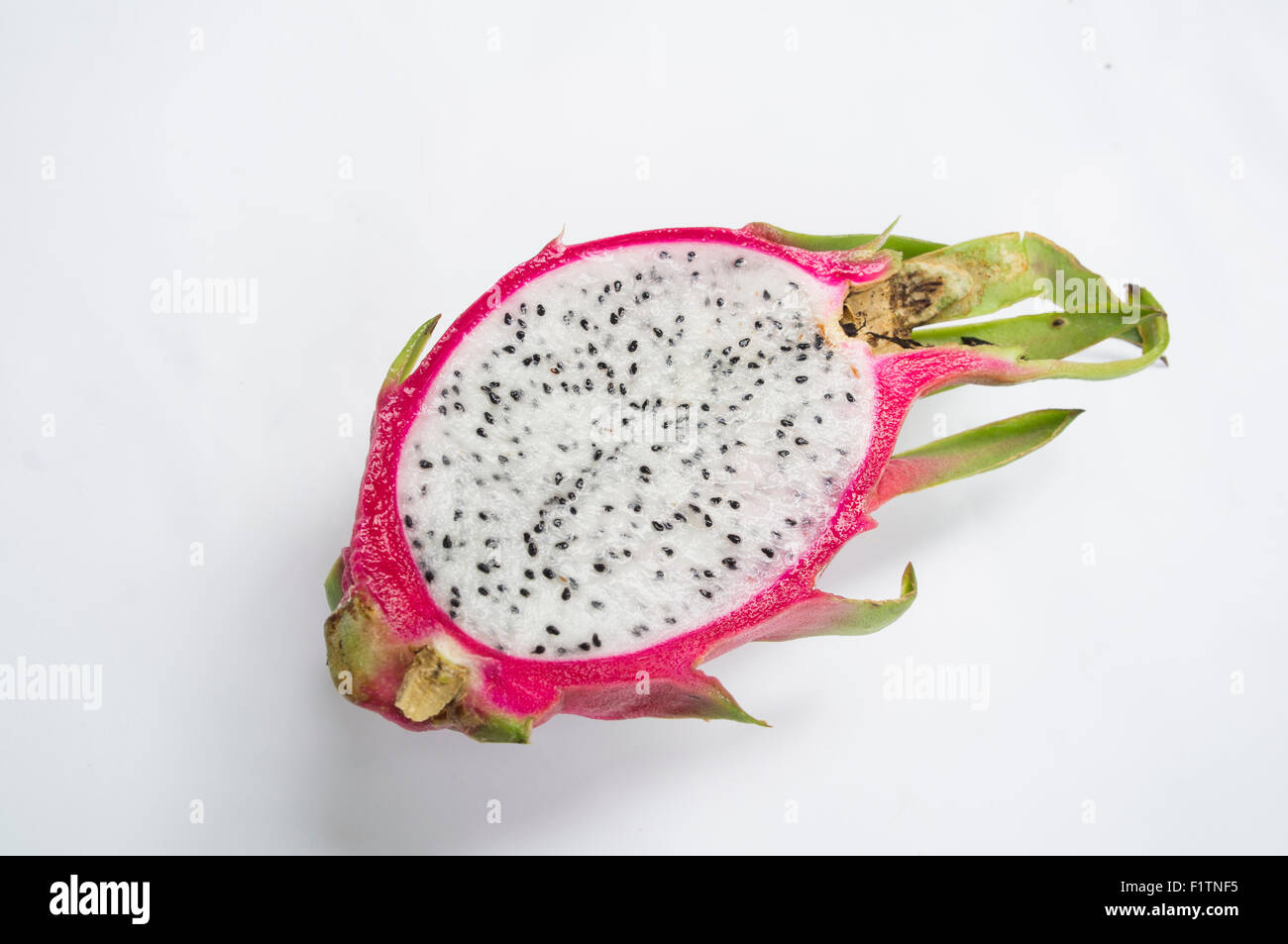 pitaya pitahaya fruit dragon closeup isolated thailand succulent ripe ...