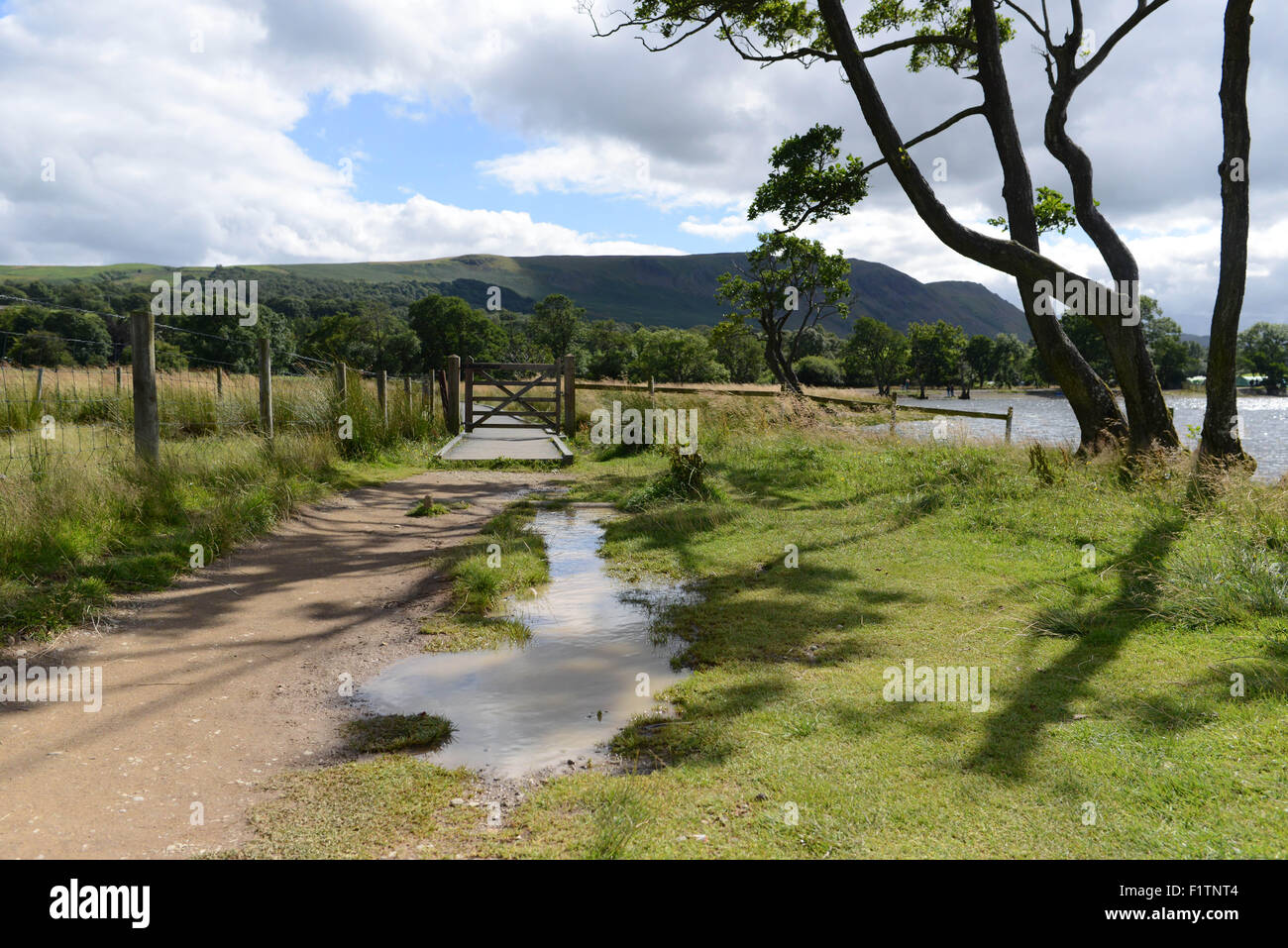 A STUNNING VIEW OF ULLSWATER LOOKING OUT OVER THE LAKE, CUMBRIA Stock ...