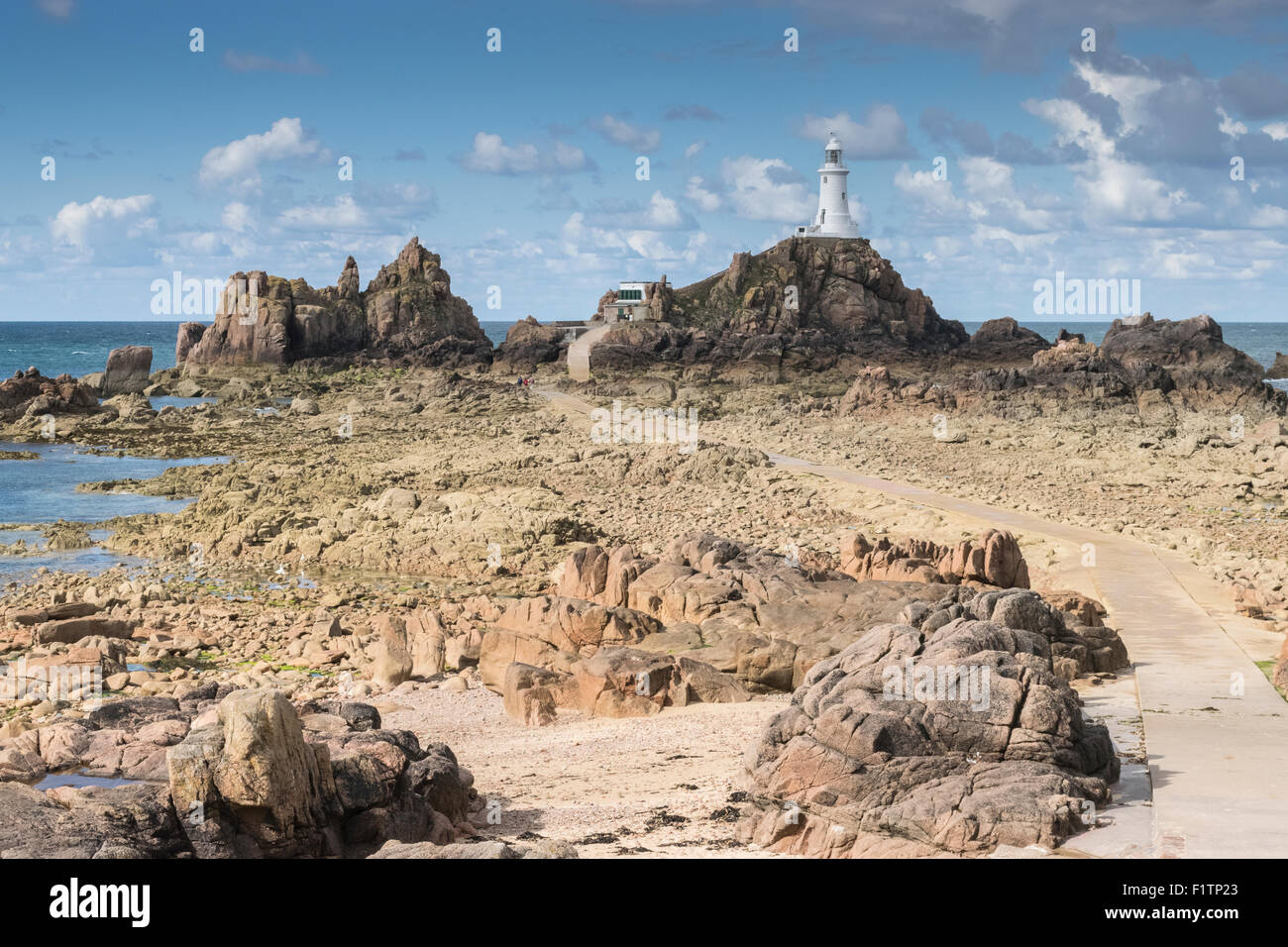 La Corbiere Lighthouse, Jersey Stock Photo - Alamy