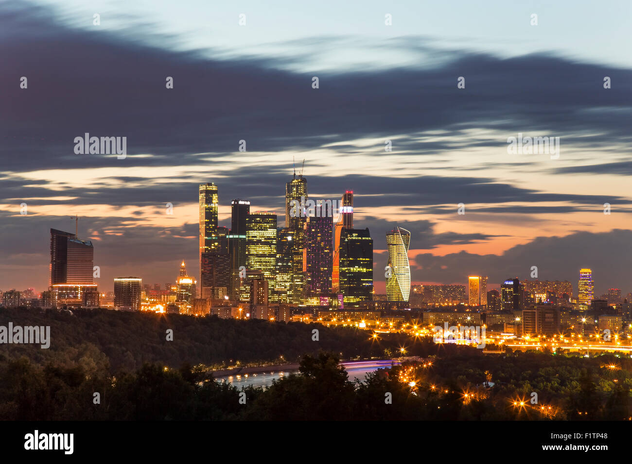 Moscow city skyscrapers hi-res stock photography and images - Alamy