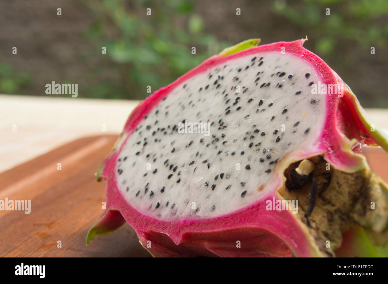 pitaya pitahaya fruit dragon closeup isolated thailand succulent ripe ...