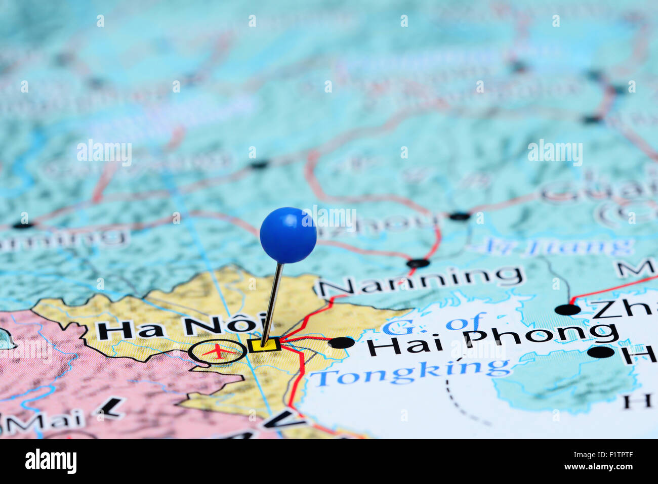 Map of hanoi hi-res stock photography and images - Alamy