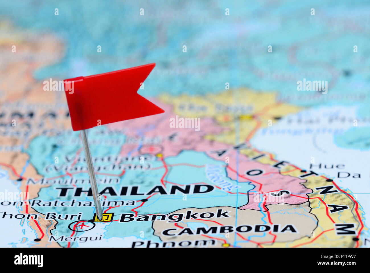 Bangkok tourist map hi-res stock photography and images - Alamy