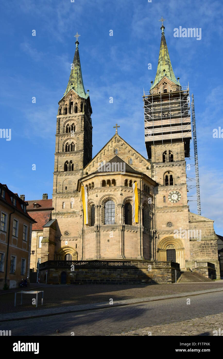 Sculpture on building bamberg germany hi-res stock photography and ...