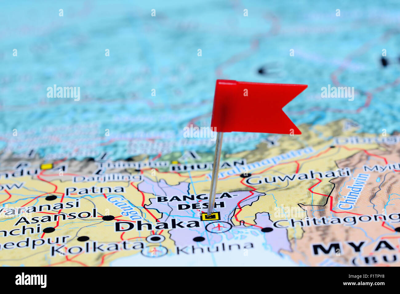 Map of dhaka hi-res stock photography and images - Alamy