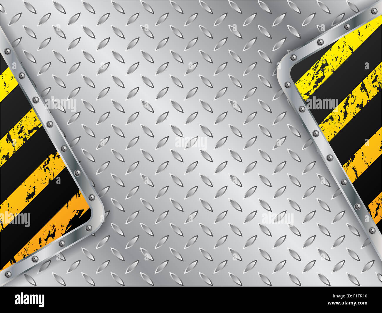 Metallic plate background with grunge striped elements Stock Photo - Alamy