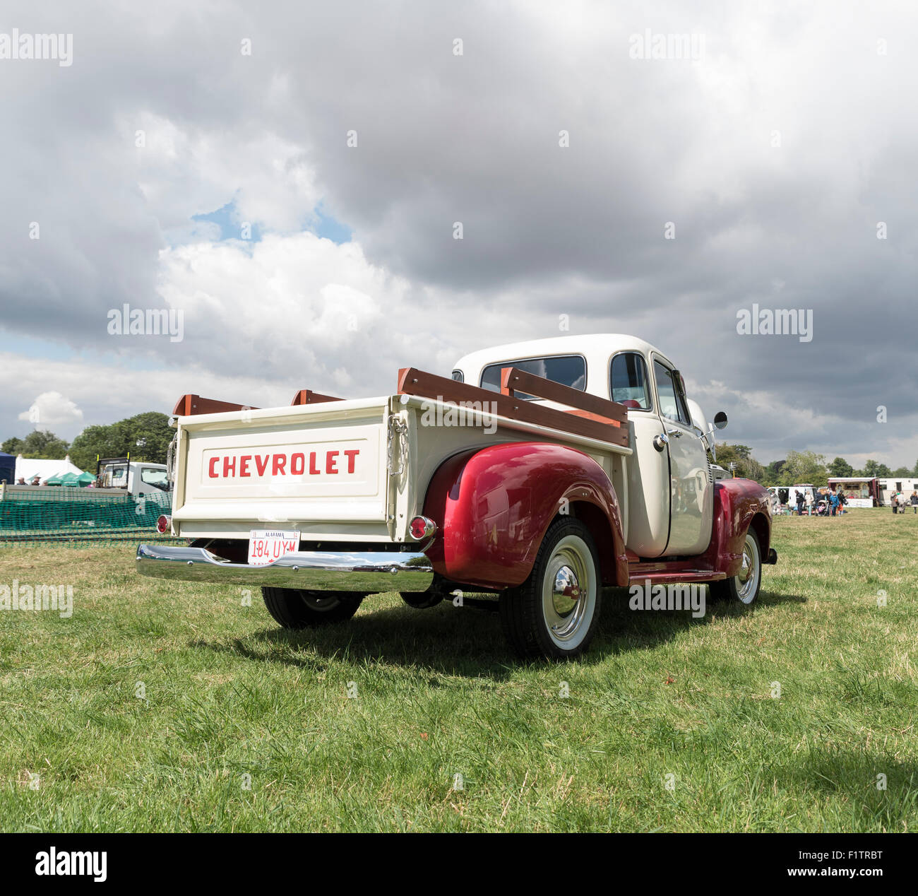 Old American Chevrolet pickup truck at Stow cum Quy Steam rally and ...
