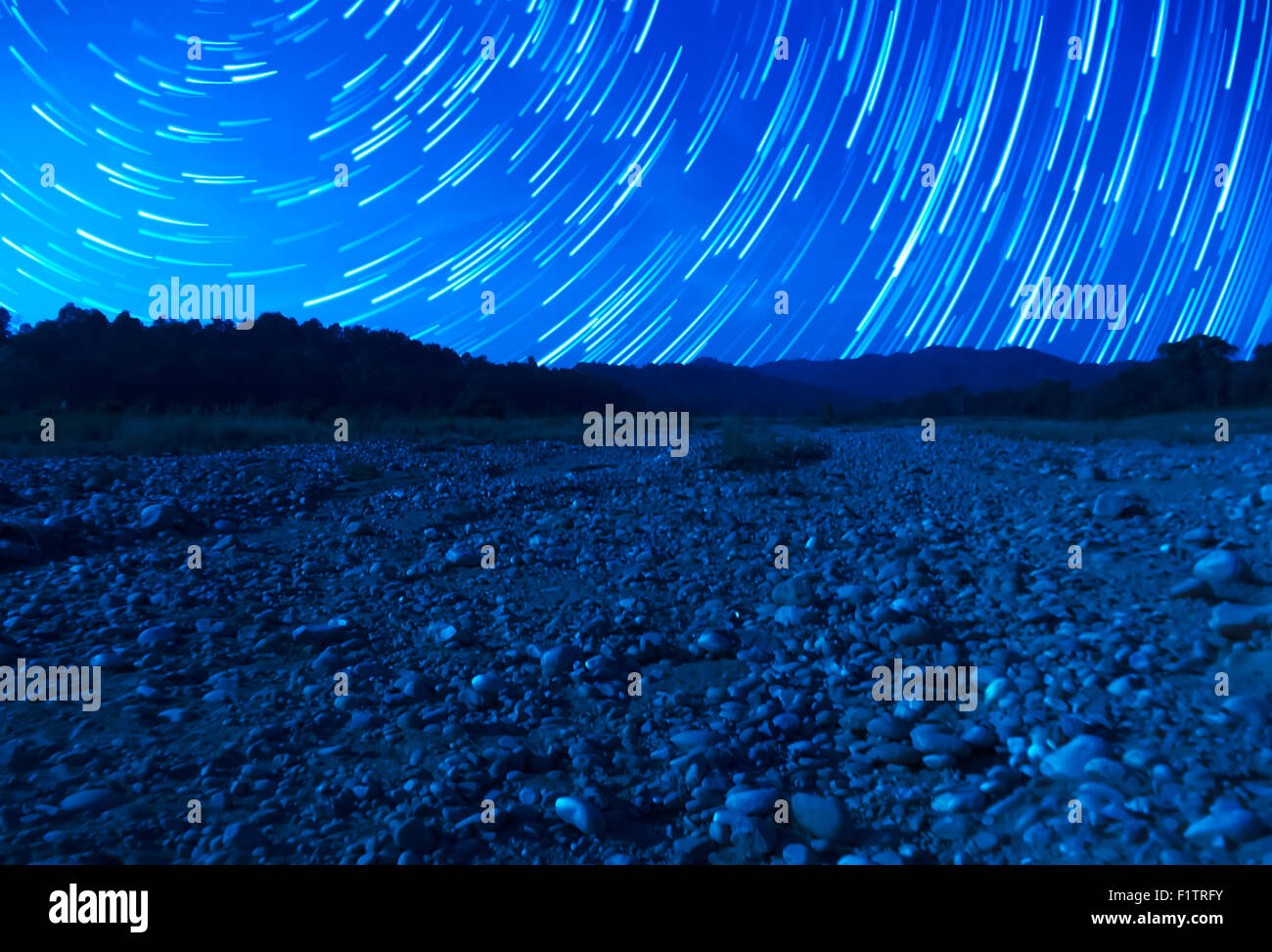 Star tail in sky Stock Photo - Alamy