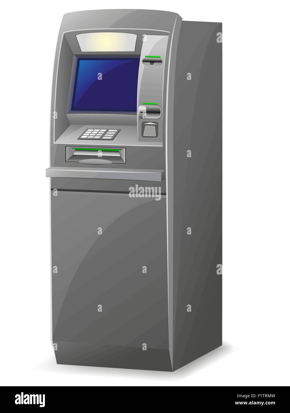 atm vector illustration isolated on white background Stock Vector Image ...