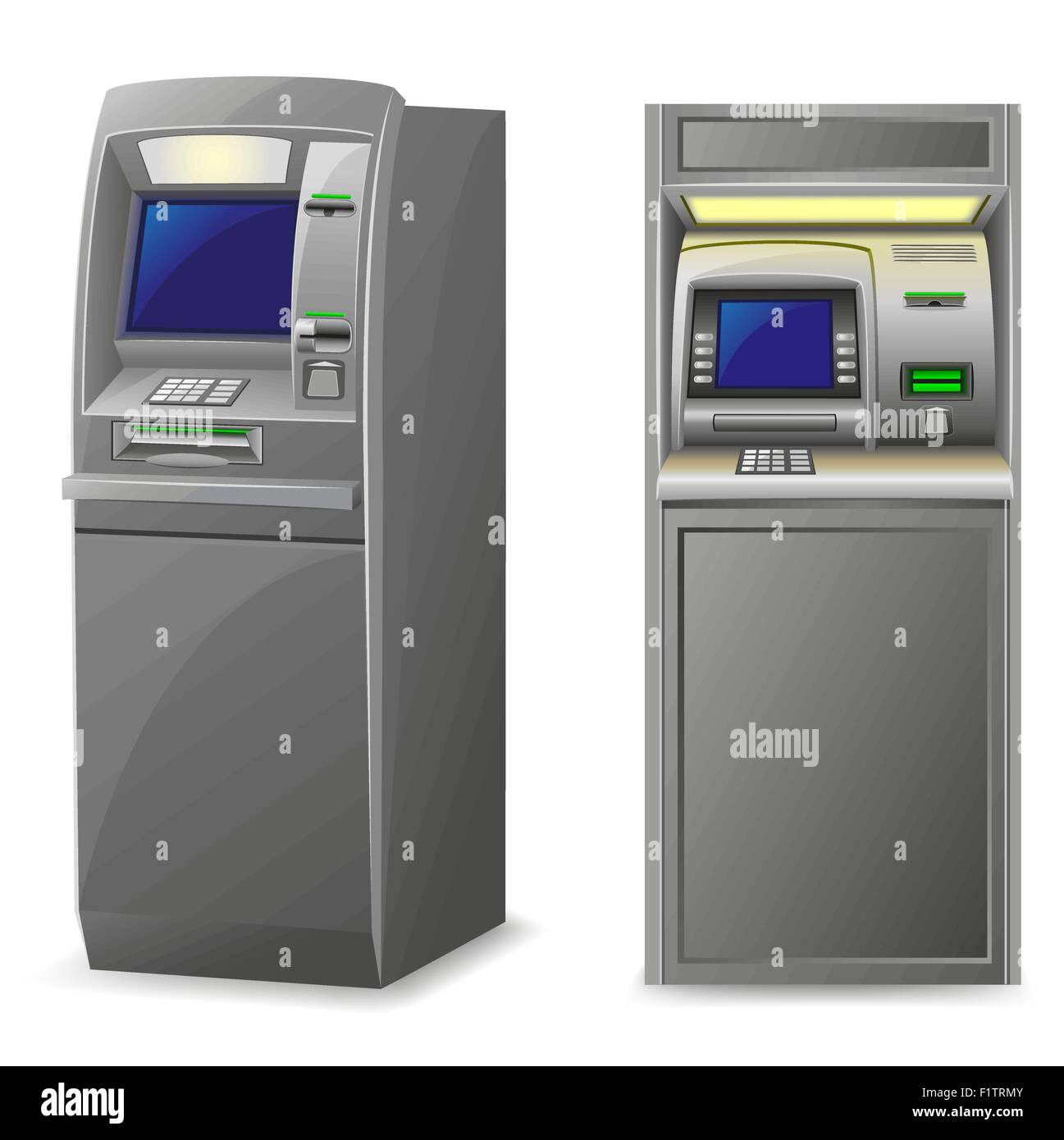 atm vector illustration isolated on white background Stock Vector Image ...