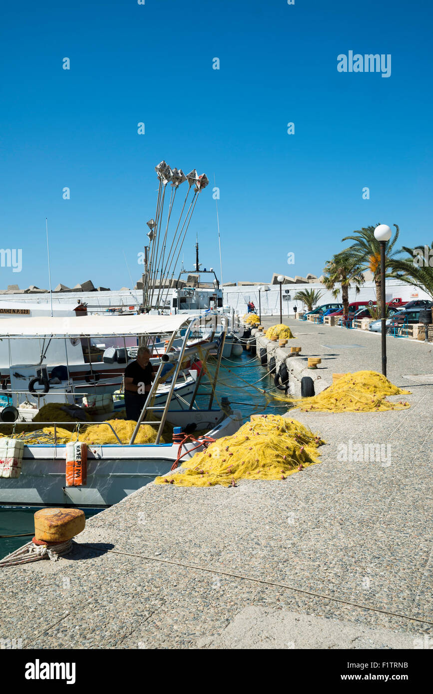 Agia Galini, Crete, Greece Stock Photo - Alamy