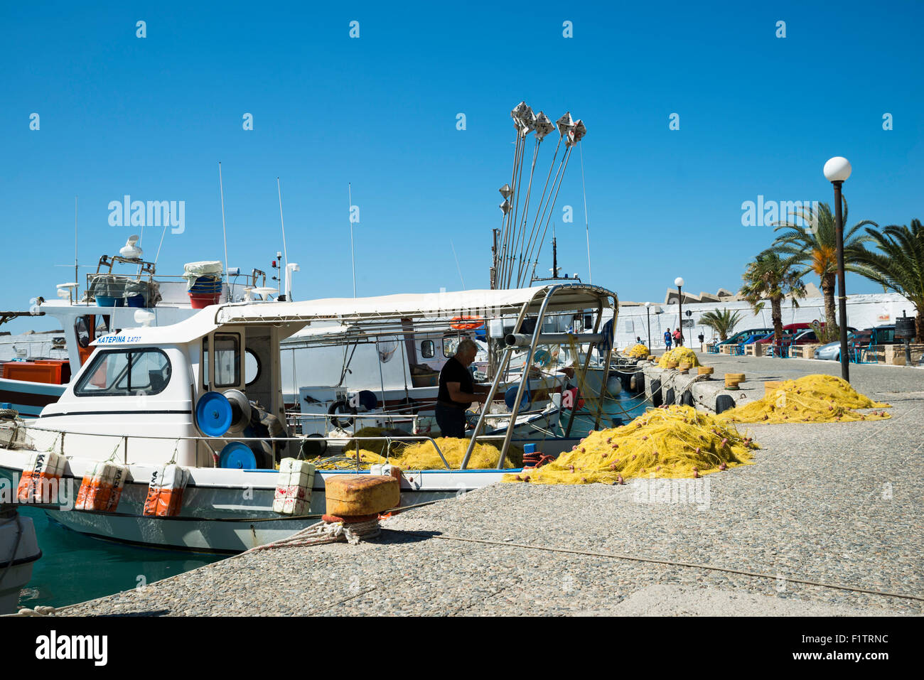 Agia Galini, Crete, Greece Stock Photo - Alamy